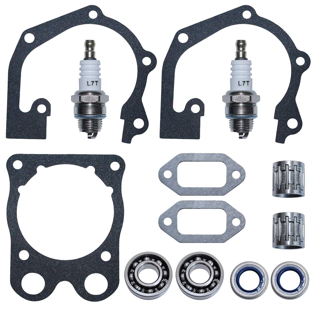 AUMEL 581357401 Gasket Kit w/Bearing Oil Seal Spark Plug for Husqvarna K750 K760 Concrete Saw
