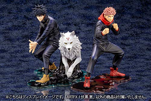 Kotobukiya Jujutsu Kaisen: Megumi Fushiguro ArtFX J Statue, Multicolor, 7 inches
