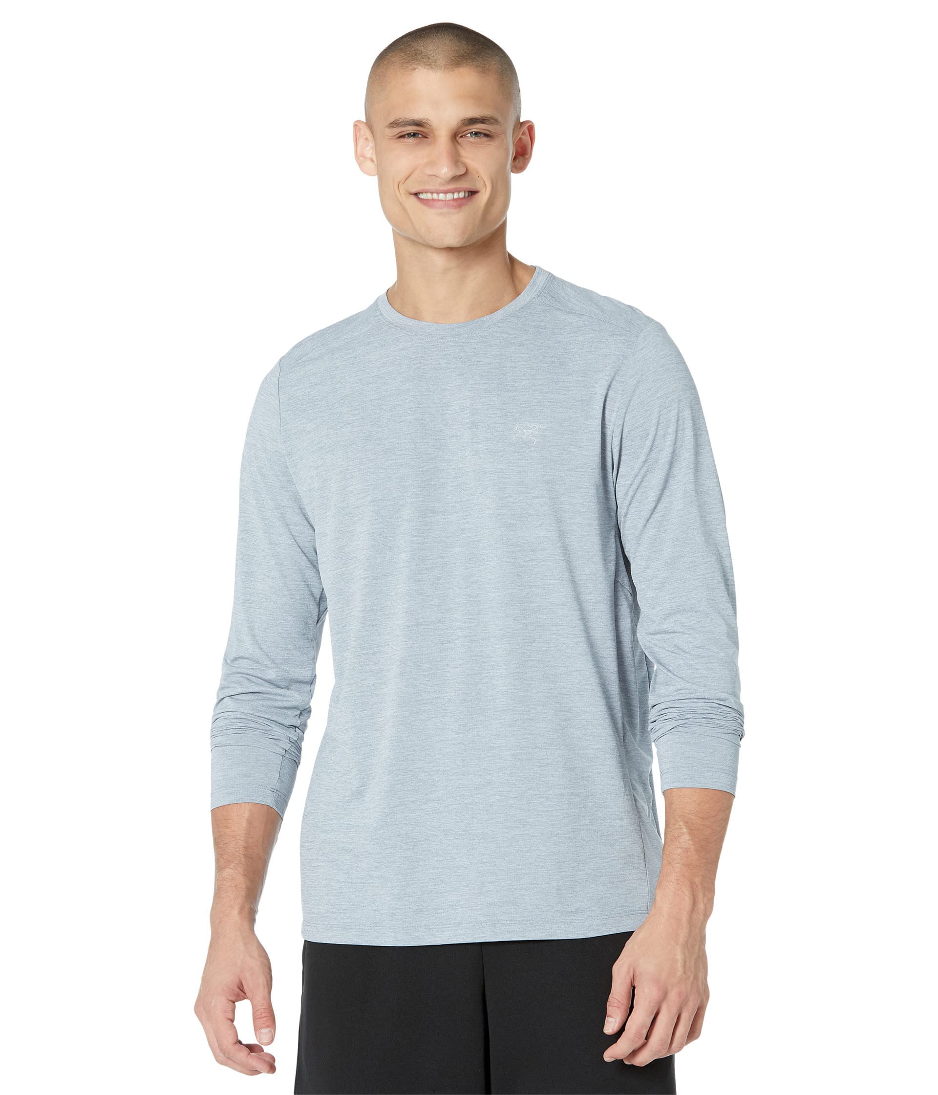 Arc'teryx Cormac Crew Neck Shirt LS Men's | Performance Tee for High Output in Hot Weather | Lucent, X-Large