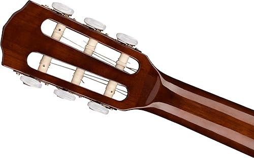 Fender Acoustic Classical Guitar, with 2-Year Warranty, Small Beginner Guitar (3/4 Size) with Nylon Strings (Easier on Fingers), Includes Guitar Bag