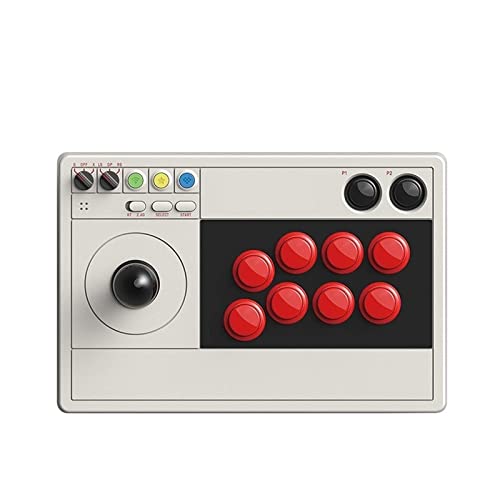 Arcade Stick Joystick Dynamic Button Ultimate Software Turbo Bluetooth-Compatible & 2.4G Wired Connectivity Compatible with Switch & Windows