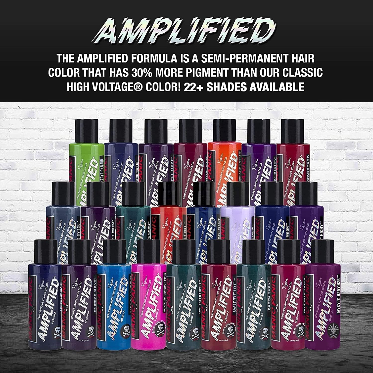 MANIC PANIC Hot Hot Pink Hair Color - Amplified