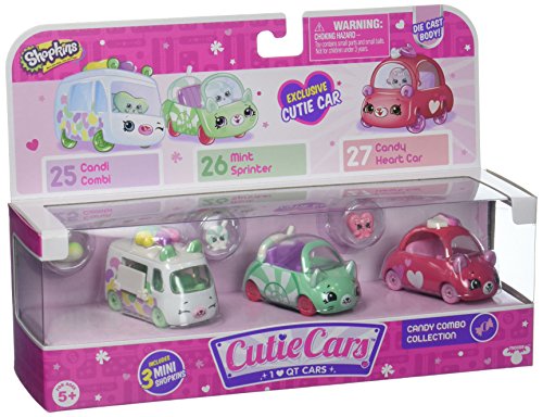 Cutie Car Spk Season 1 Candy Combo 3 Pack