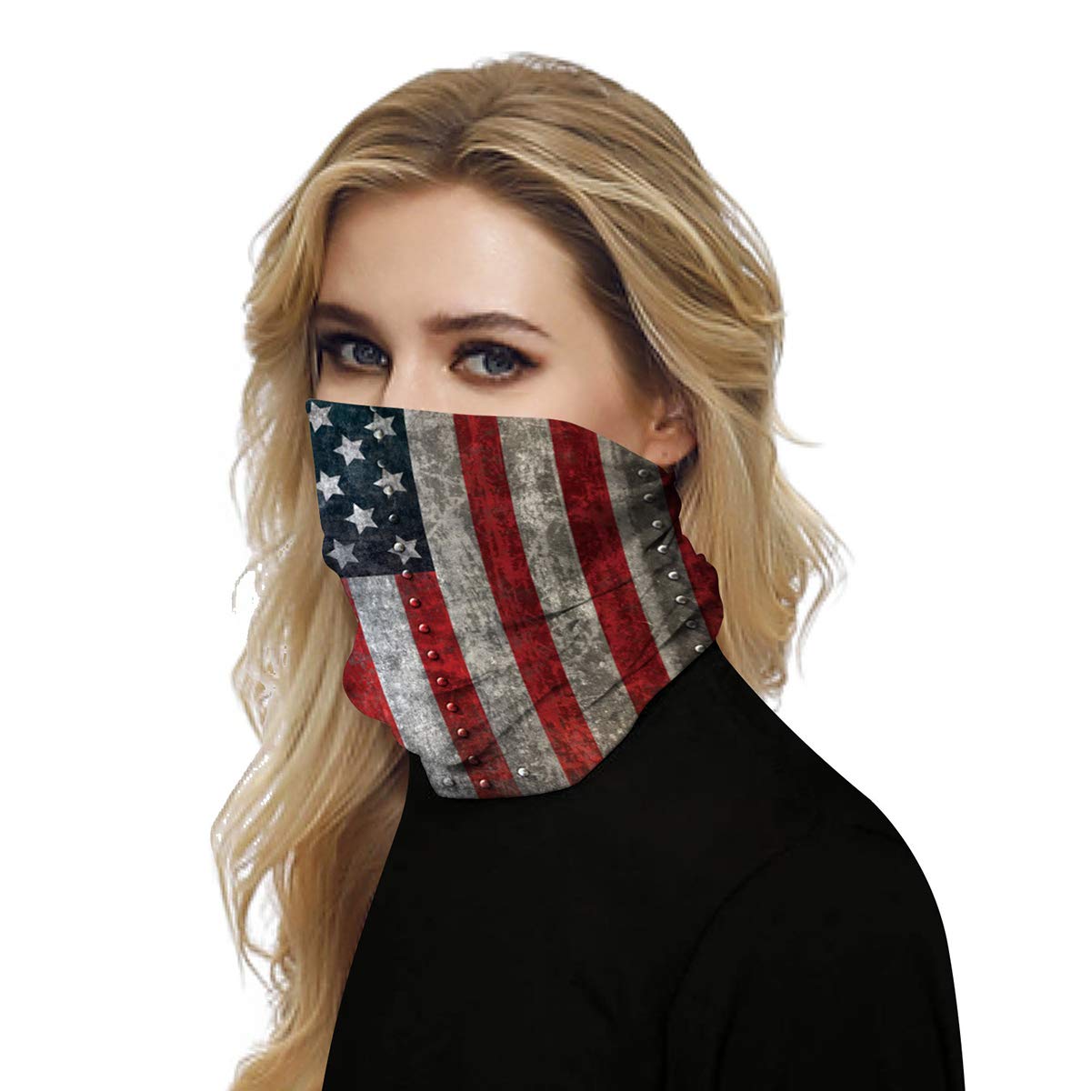 AOTU Neck Gaiter Face Bandana Mask for Men Balaclava Scarf Fishing Face Masks Covering