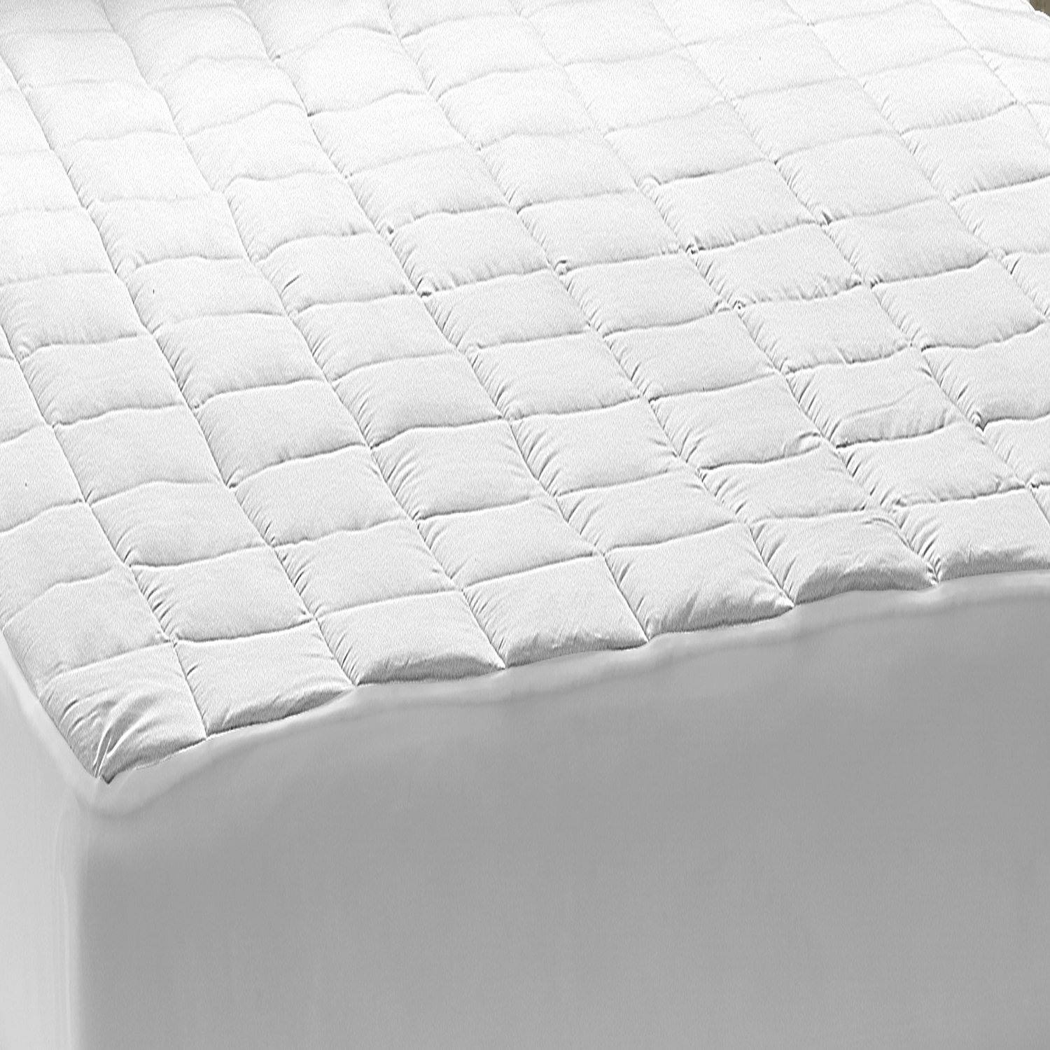 CozyHome MP-6oz-Fl Mattress Pad, Full, White