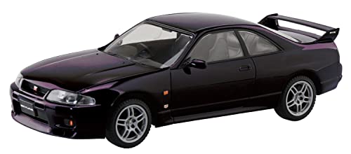 Aoshima Bunka Kyozai 1/32 The Snap Kit Series Nissan R33 Skyline GT-R Midnight Purple Color Coded Plastic Model 15-A