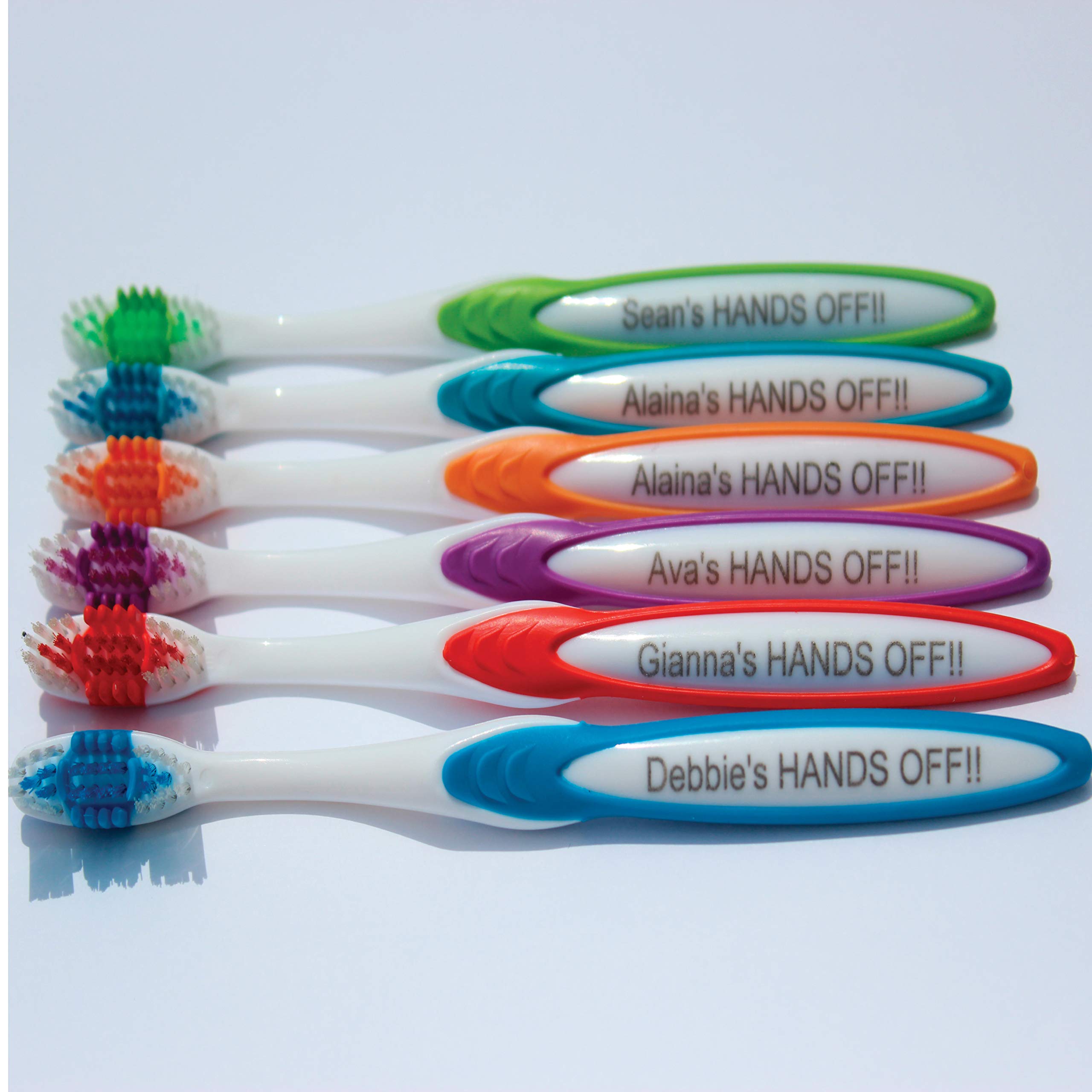 Personalized Gift, Personalized Toothbrushes, 2 Pack Manual Toothbrush Adults, Engraved