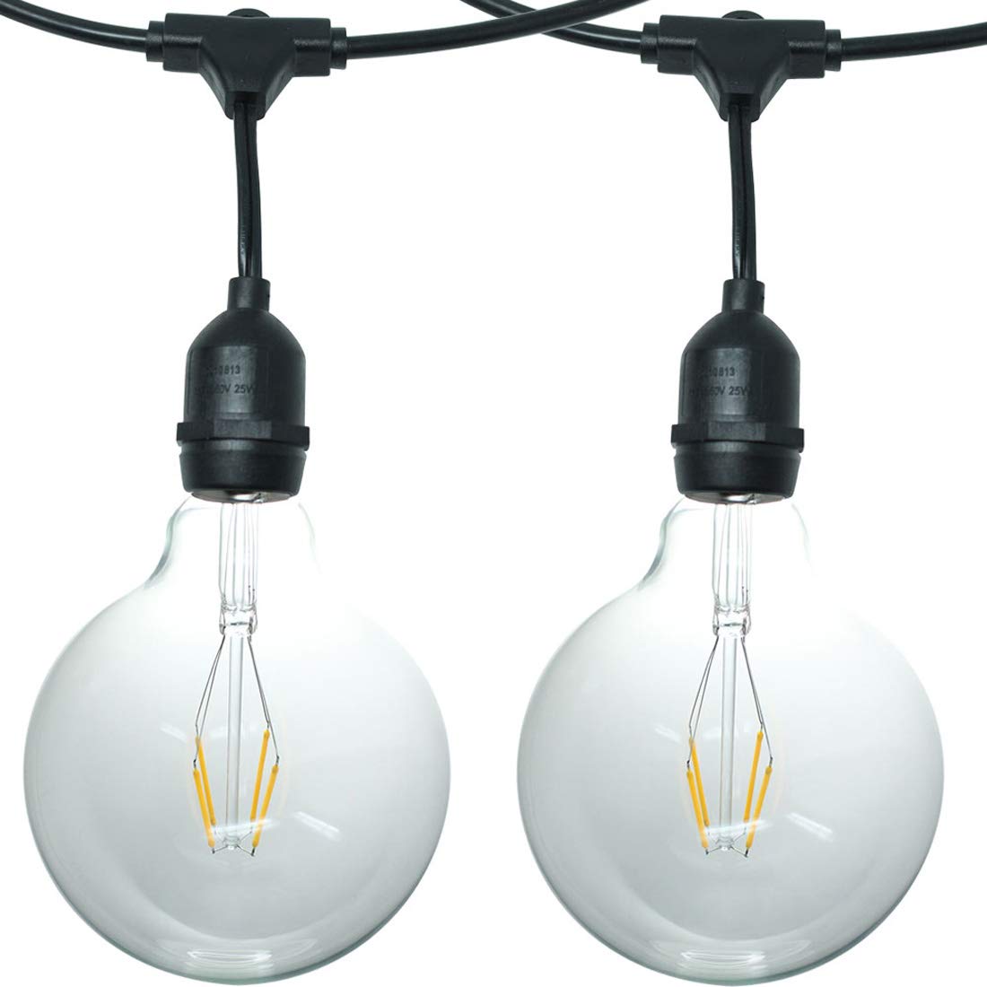 AQLighting Giant Globe LED Patio String Light Dimmable Outdoor Light