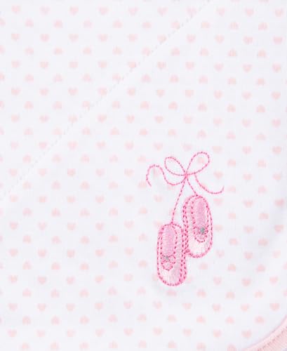 Little Me Unisex Baby Swaddling Receiving Blankets, Prima Ballerina, One Size