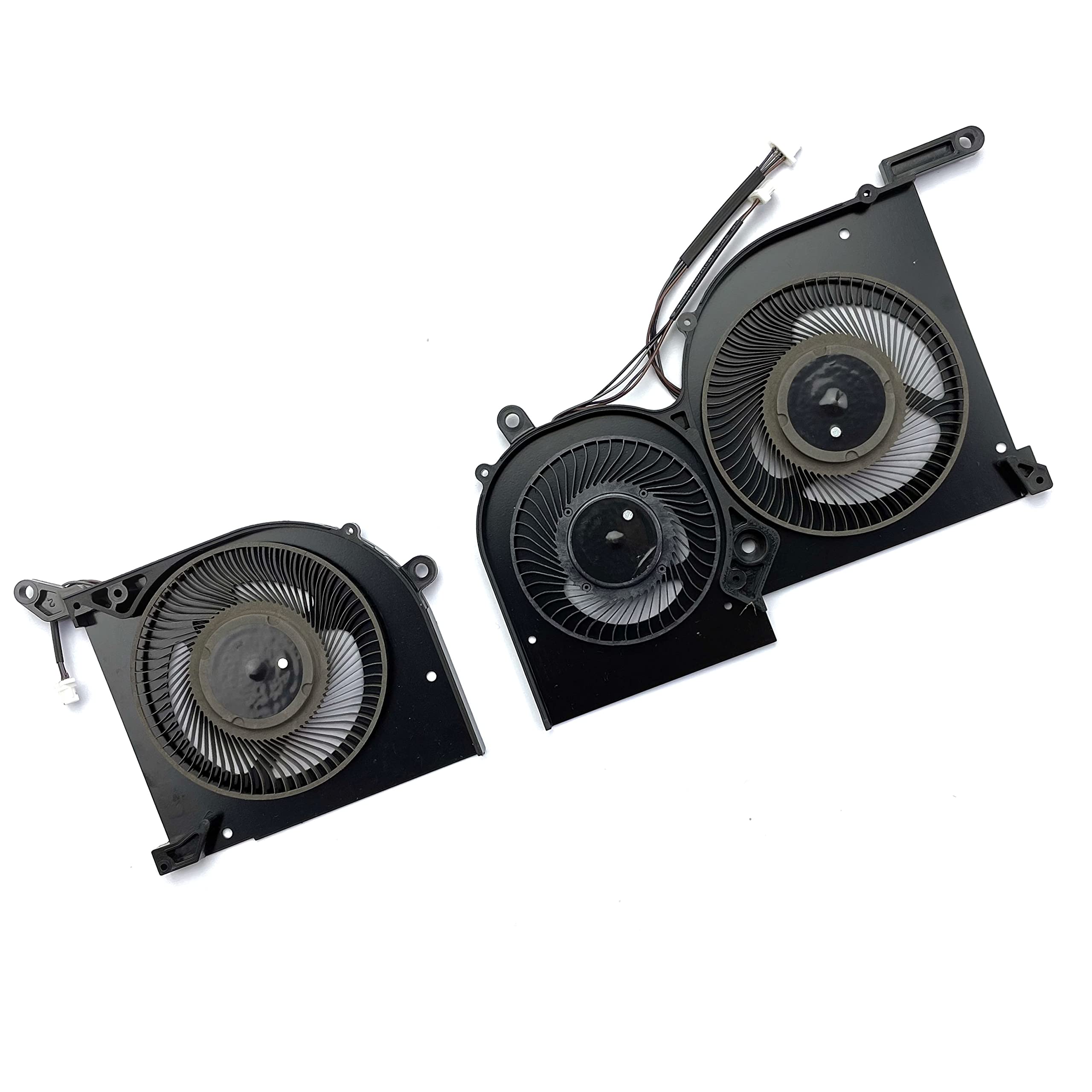 CPU+GPU Cooling Fan Replacement for MSI GS66 WS66 Stealth 10SD 10SE 10SF 10SFS 10SGS,10UG 10UH 10UE MS-16V1 MS-16V2 MS-16V3 BS5005HS-U4Q BS5005HS-U4J 16V1-G-CW 16V1-G-CCW DC5V 1.0A Fan Pair Fans