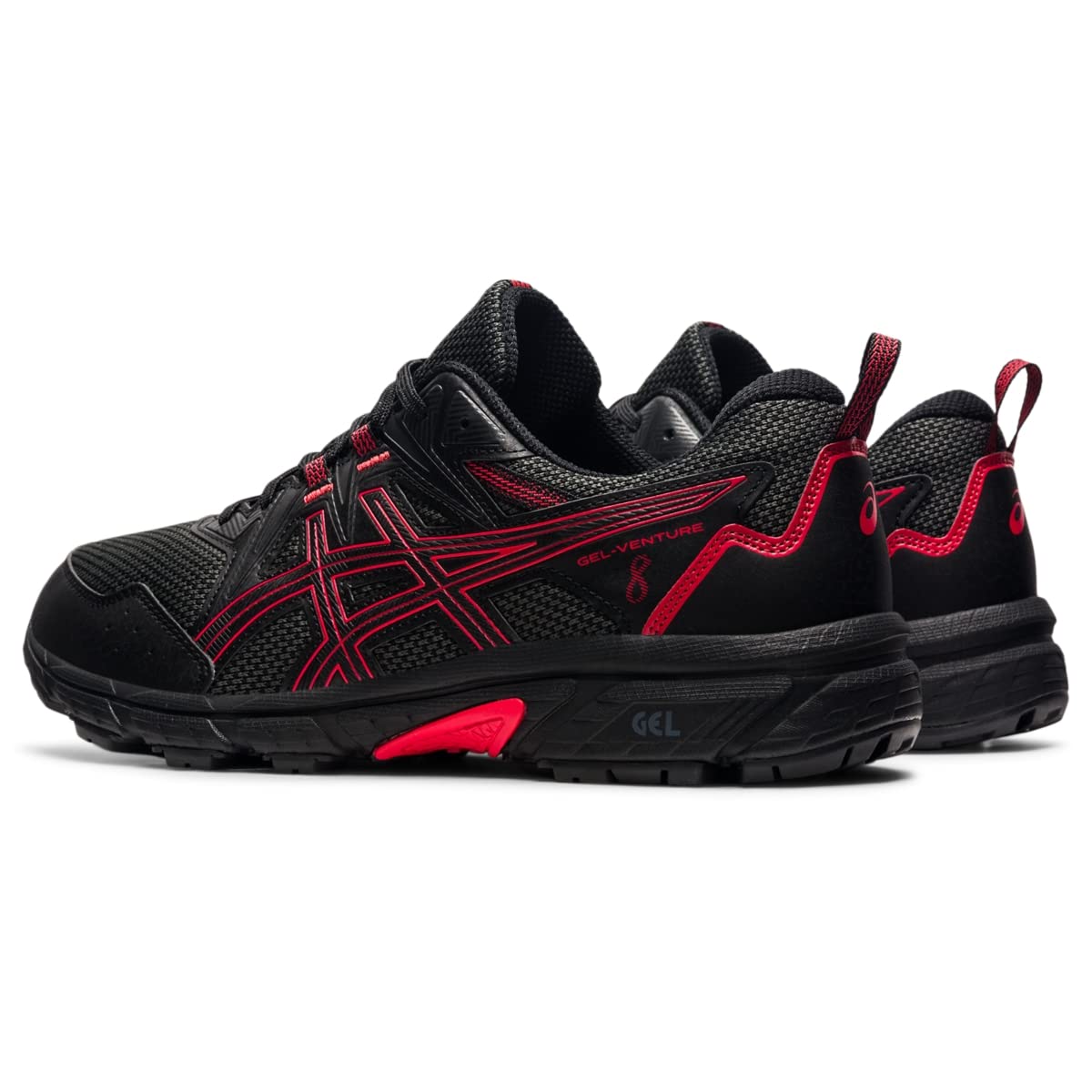 ASICS Men's Gel-Venture 8 Running Shoes, 13, Black/Electric RED