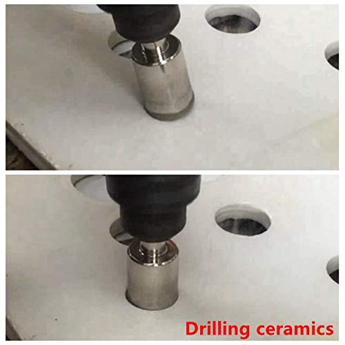 JINGLING Diamond Drill Bits Set 1/2" 3/4" Tile Hole Saw Masonry Tools for Stone Glass Pack of 2Pcs
