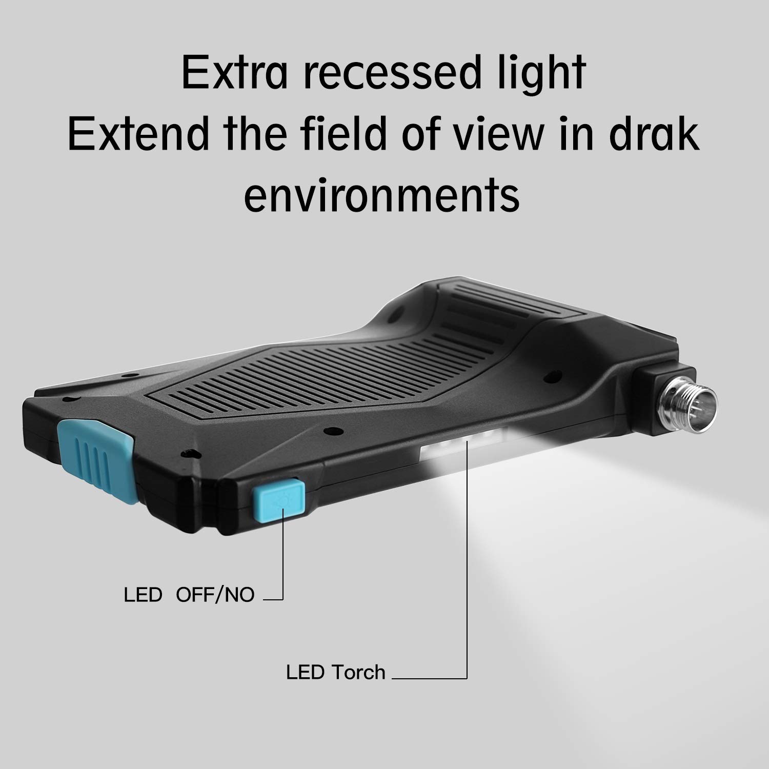 BHVXW New Industrial Endoscope 5.5mm Handheld Borescope 6 LEDs 4.3inch Camera 1080P Video Car Inspection Camera Endoscope (Size : 2M)