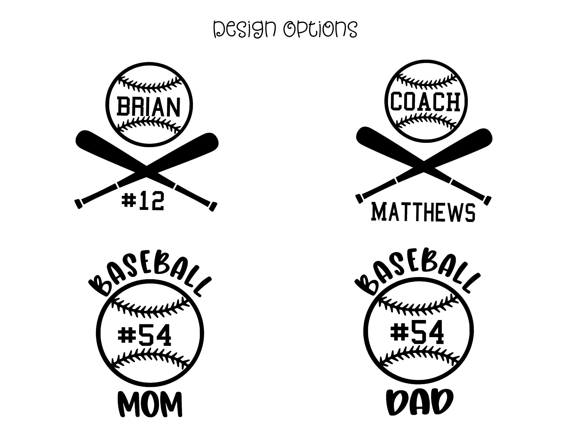 AVITO Personalized Baseball Tumbler - 40 oz Stainless Steel Tumbler With Handle - Laser Engraved - Umpire Gift, Team Gift, Baseball