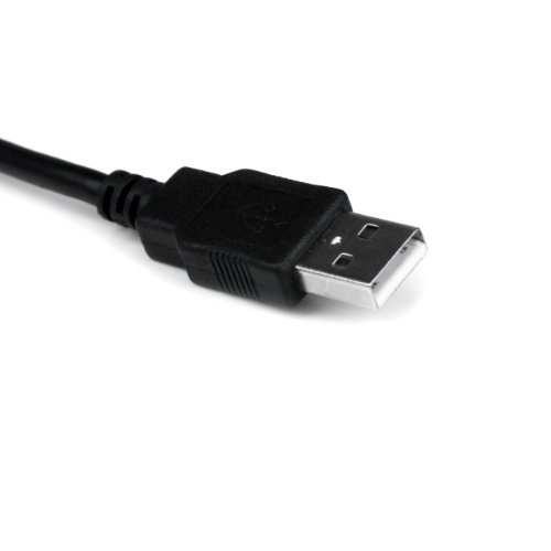 StarTech.com 1 ft. USB to RS232 Serial DB9 Adapter Cable with COM Port Retention - Up to 920 kpbs USB A to DB9 Serial Adapter , TAA (ICUSB232PRO)