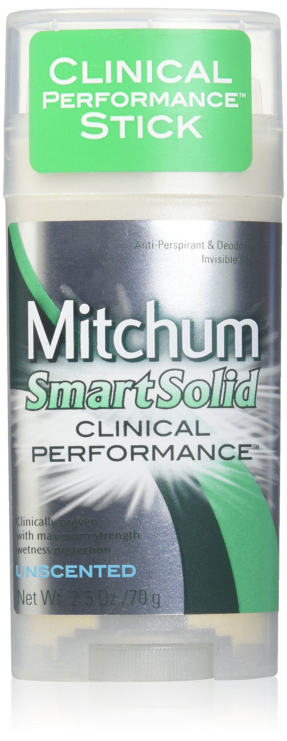 Mitchum Smartsolid Clinical Performance Stick 2.5 Ounce (Pack Of 2)
