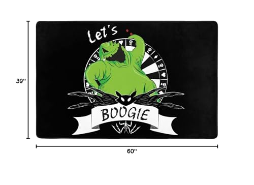 ORPJXIO Area Rugs Oogie Anime Boogie Fluffy Carpet for Bedroom Living Room Dorm Home Decor Anti-Slip Floor Rug 60 x 39 Inch