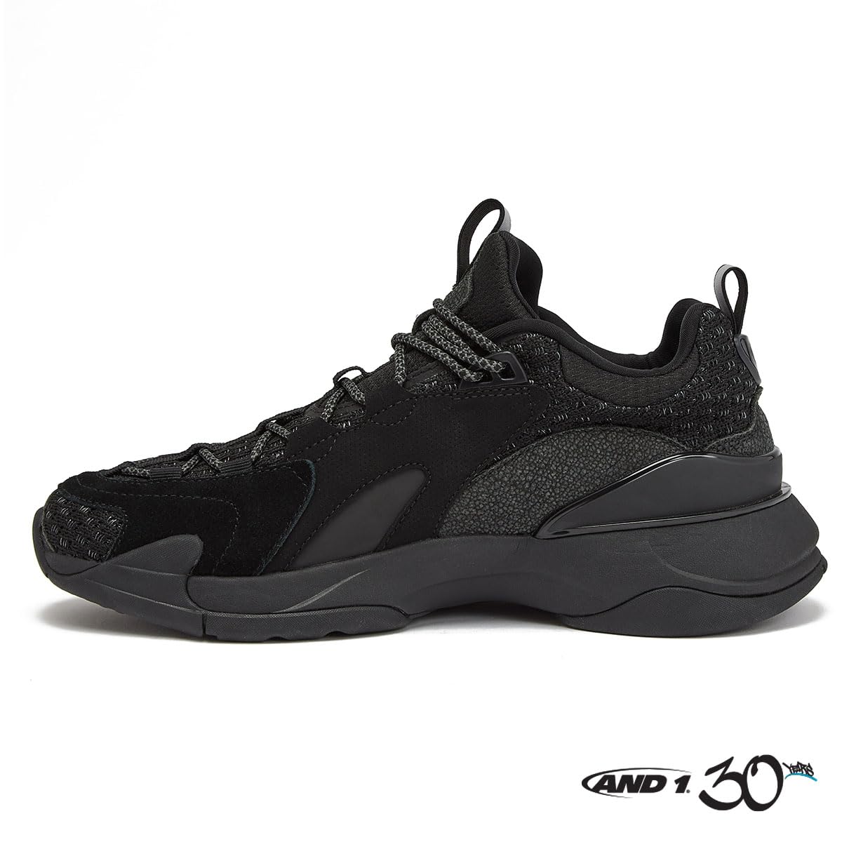 AND1 Marauder Men’s Basketball Shoes, Casual Low Top Basketball Sneakers - Dark Grey, 10 Medium
