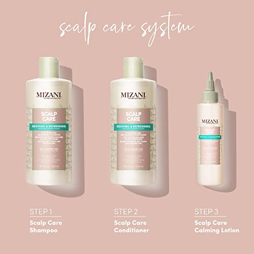 Mizani Scalp Care Dandruff Conditioner | Pyrithione Zinc | Controls Scalp Flaking & Itching | For Curly Hair | 16.9 Fl. Oz