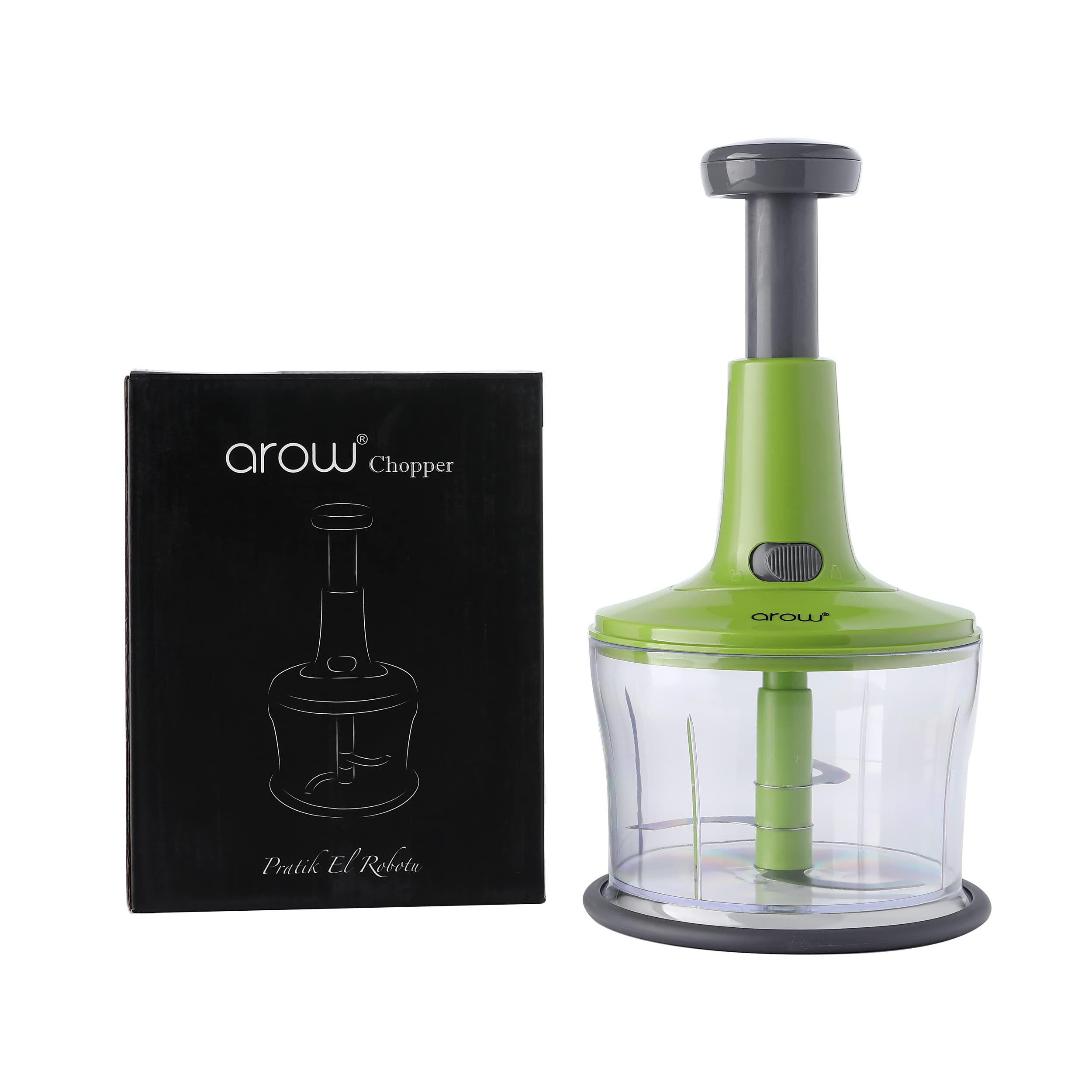 Arow Manual Food Chopper with BPA-Free Easy Clean Container