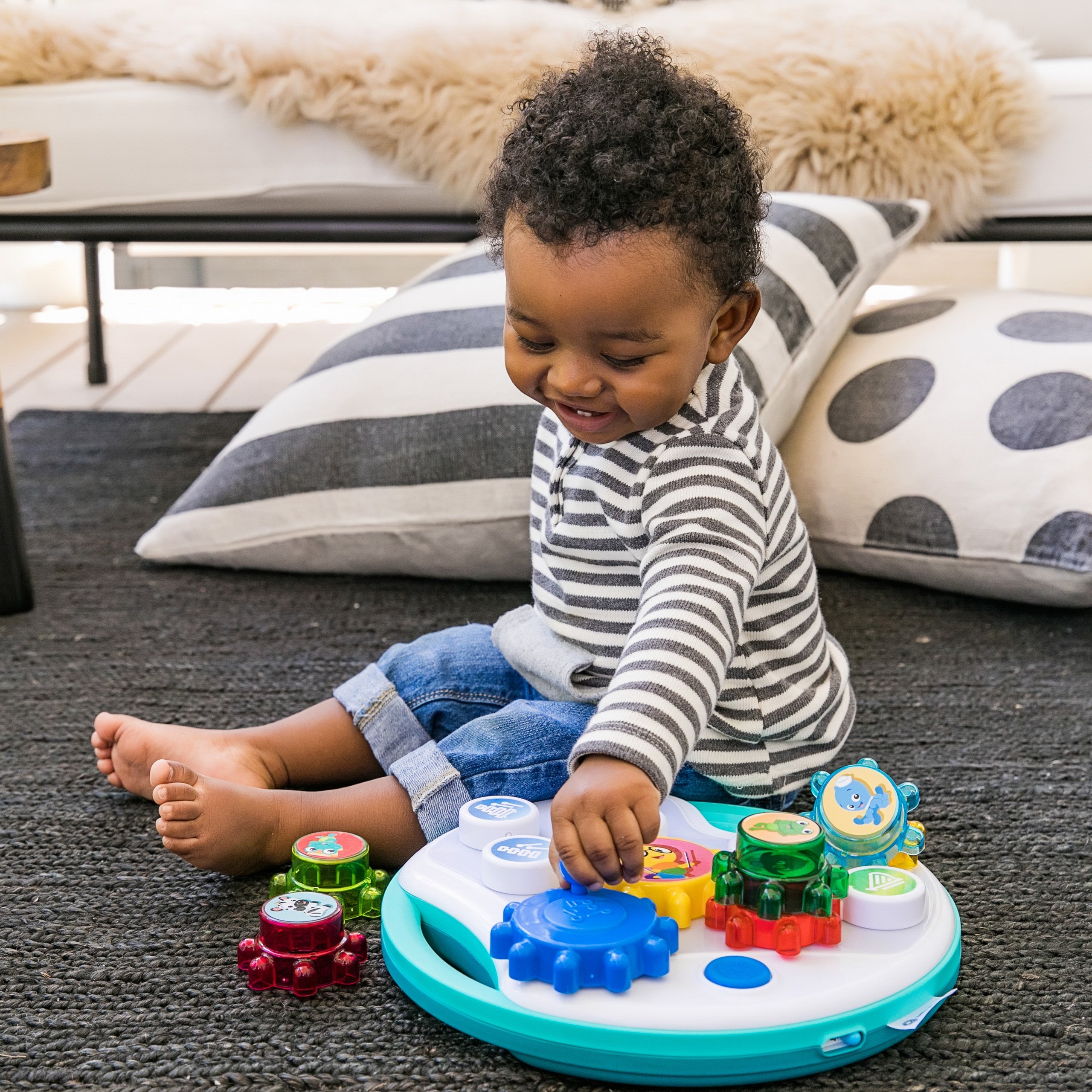 Baby Einstein Symphony Gears Musical Gear Toddler Toy with Lights and Melodies, Ages 12 months and up