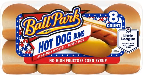 Ball Park Hot Dog Buns, 14oz, 8 count (Pack of 1)