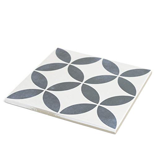 Aster White Square 9 in. x 9 in. Matte Porcelain Tile Sample