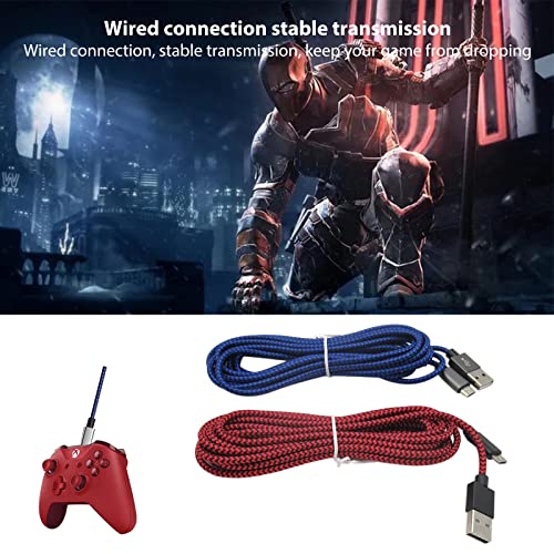 High Speed Data Sync Cord 10FT Cable for Sony PS4 Xbox One S/X Nylon Braided US Shipping