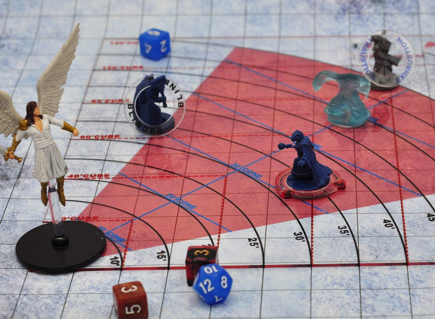 CZYY Spell Template Set for Dungeons and Dragons, Pathfinder, D&D and Tabletop RPG