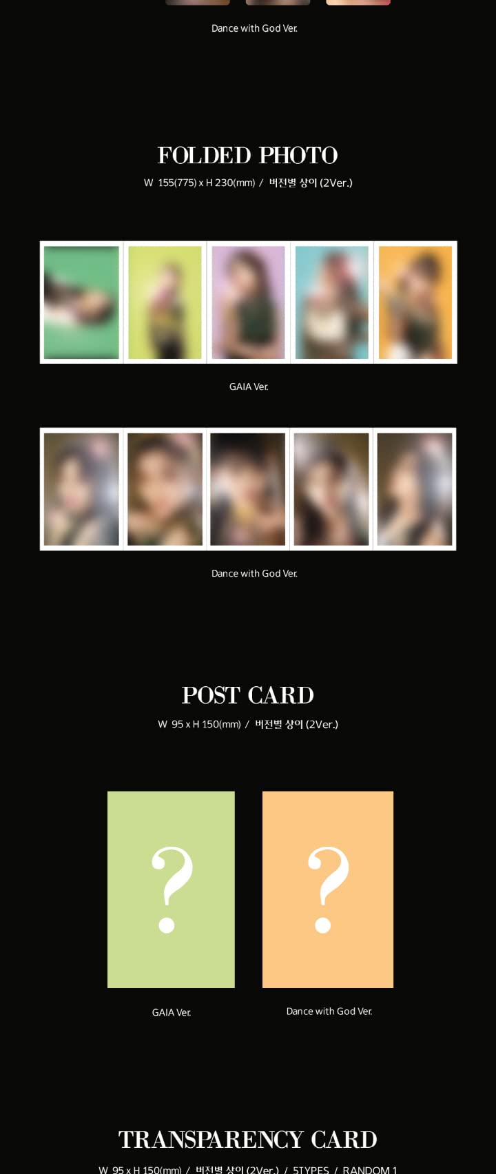CRAXY Dance with God 2nd Mini Album Dance with GOD Version CD+1p Poster+80p PhotoBook+2p PhotoCard+1p Folded Photo+1p Postcard+1p Transparency Card+Sticker+Tracking Kpop Sealed