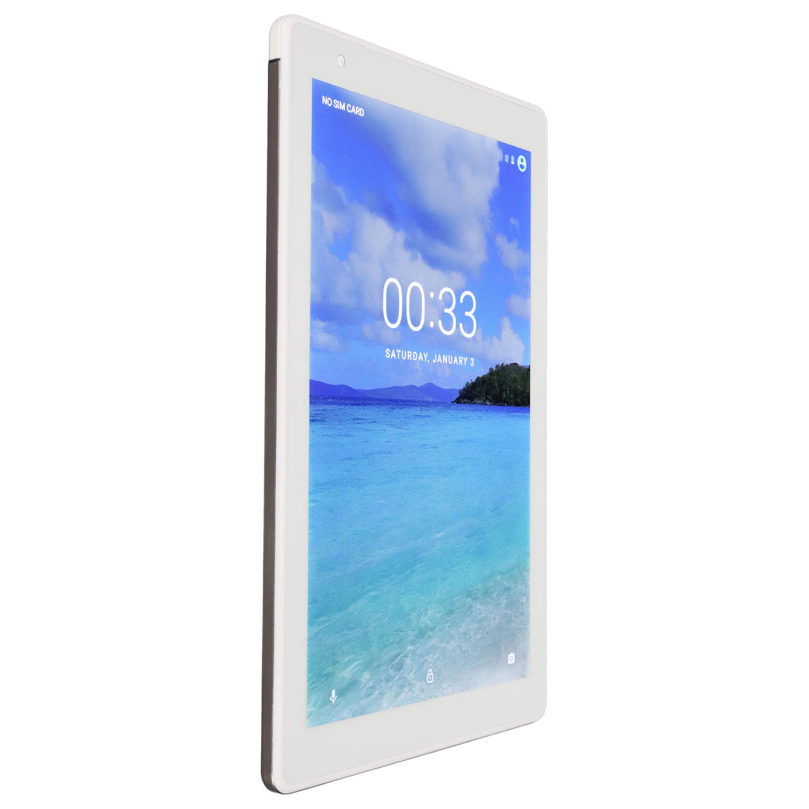 aqxreight Office Tablet, 5000mAh 3 Card Slot 8.1 Inch Pink Tablet for Work (US Plug)