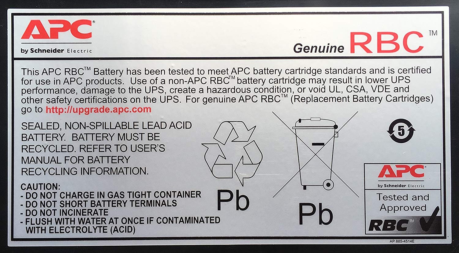 APC UPS Battery Replacement RBC17 for APC Models BE650G1, BE750G, BR700G, BE850M2, BE850G2, BX850M, BE650G, BN600, BN700MC, BN900M, and Select Others