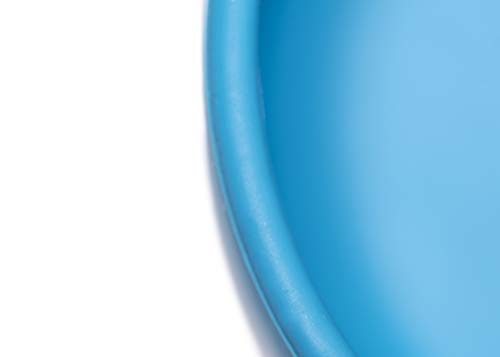 modern-twist Snack Set, Food-Grade Silicone, Waterproof, Dishwasher, Freezer Safe, Reusable Snacking Bowl & Lid – Blue, 7 fl. Oz