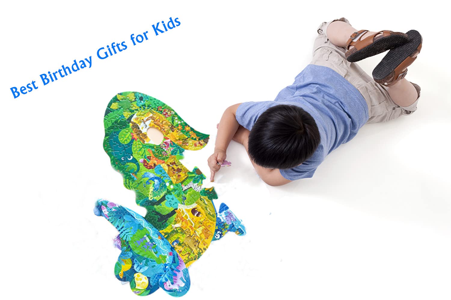 Puzzles for Kids Ages 8-10,4-8,154 Piece Kid Puzzles Crocodile Animal Shape Cool Jigsaw Puzzles Preschool Learning Educational Toys Gift for Kids Ages 6 7 8 12 and Up