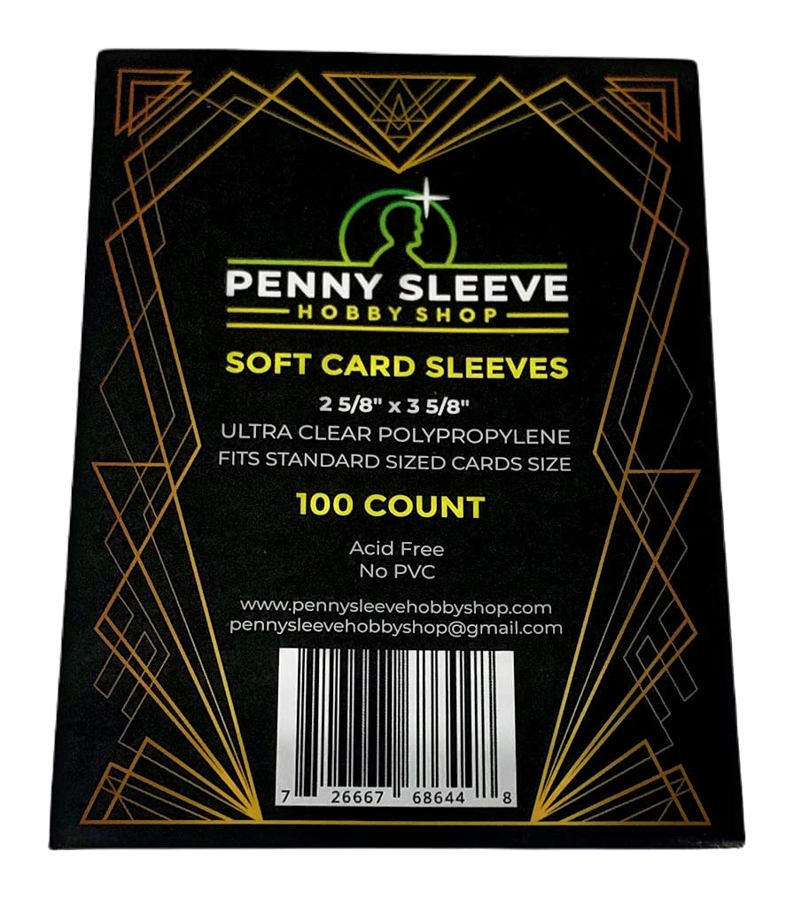 PYP Sports Card Toploaders and Sleeves Bundle, Including 100 35pt Ultra Clear Top Loaders and 100 Clear Soft Card Sleeves (100 toploaders + 100 Sleeves)