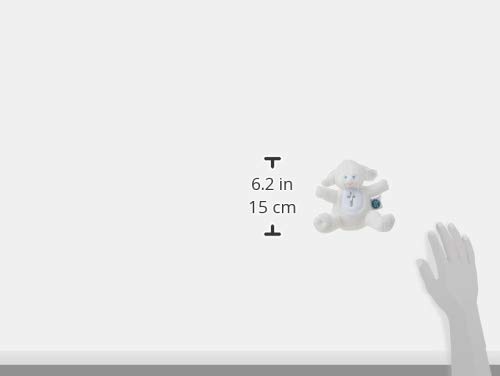 Mary Meyer Baby Rattle Soft Toy, 5-Inches, Christening Lamb,White