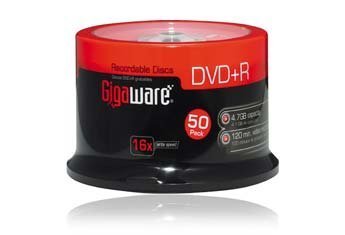 Gigaware 16x DVD+R Spindle (50-Pack)