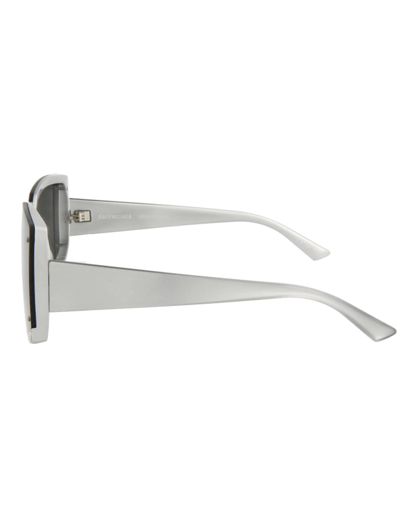 Balenciaga Square/Rectangle Sunglasses Ruthenium Ruthenium Silver Luxury Eyewear Made In Italy Injection Frame Designer Fashion for Everyday Luxury