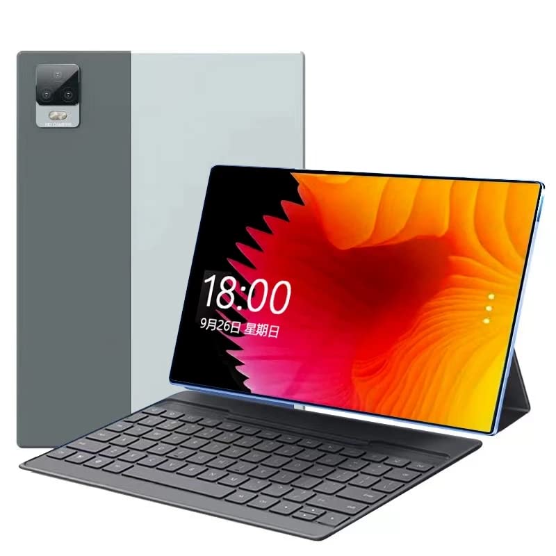 Android 10 Tablet 10.1 Inch, 4GB RAM 32GB ROM Tablets with MTK Octa-Core Processor, IPS FHD 1920 * 1200, 5MP + 13MP, Bluetooth 5.0, Dual-Band WiFi, 4000mAh, with 8 Accessories Gifts (Silver)