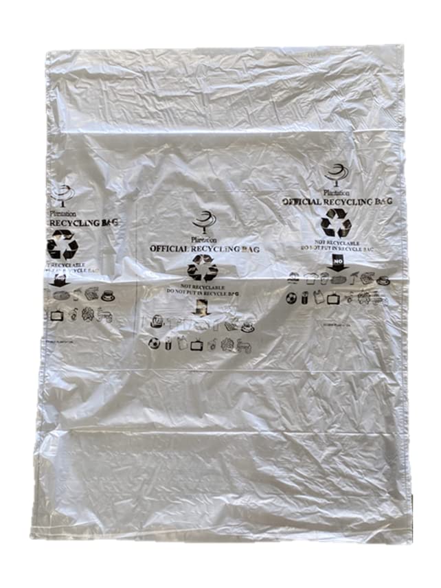 City of Plantation Clear Recycling Bags