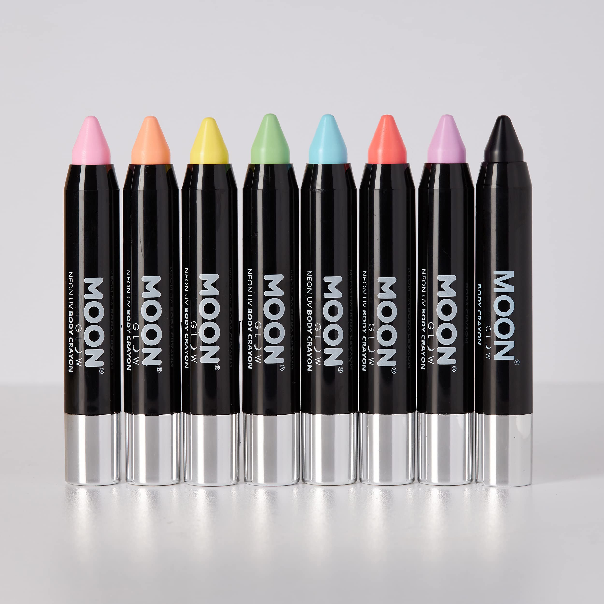 Moon Glow - Neon UV Paint Stick Body Crayon for the Face & Body – Black
