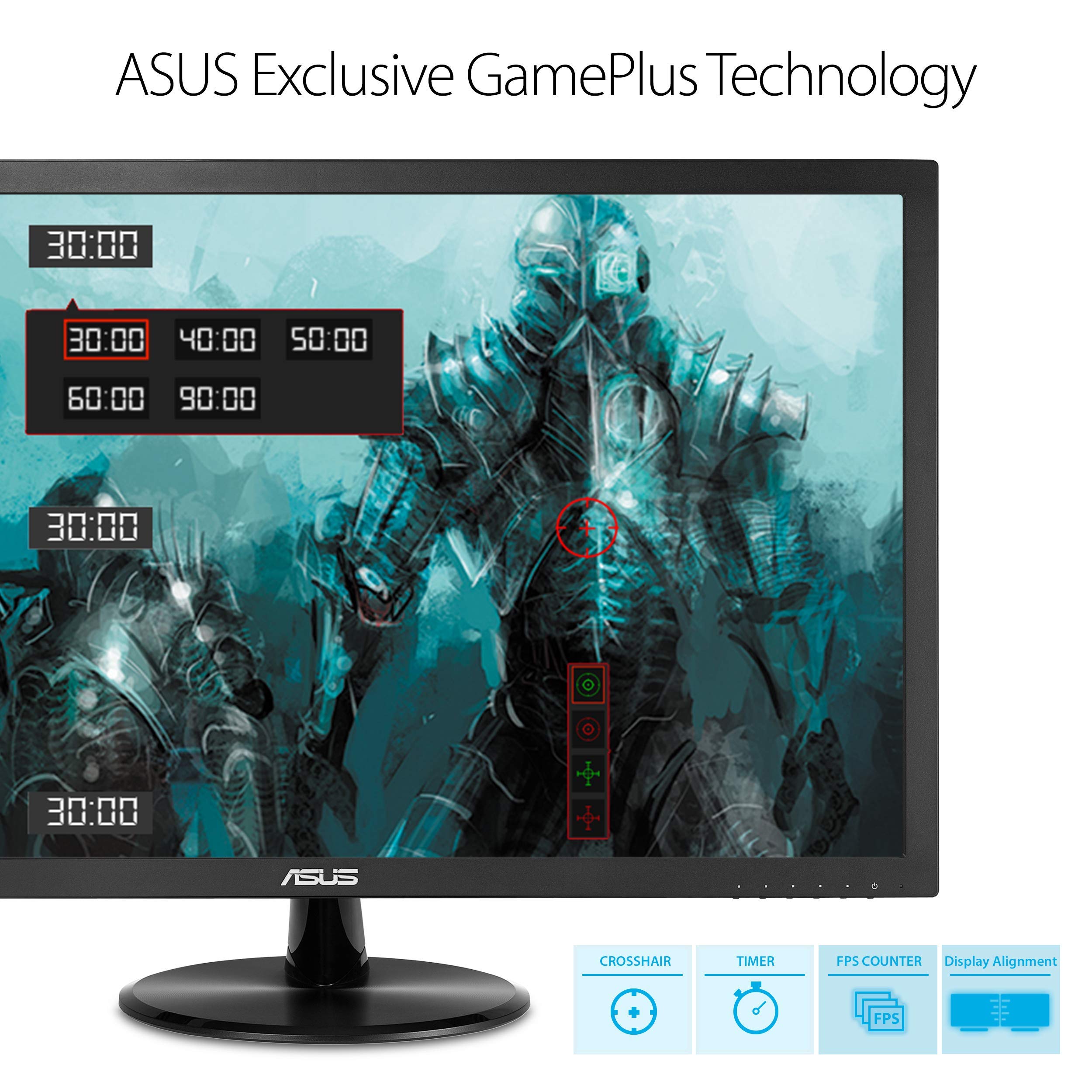 Asus VP228HE 21.5” Full HD 1920x1080 1ms HDMI VGA Eye Care Monitor (Renewed)