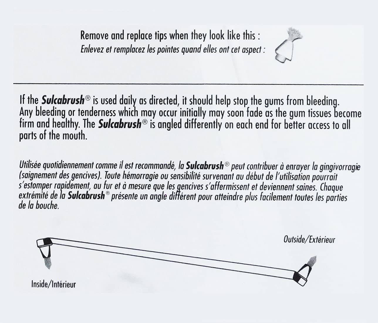 Sulcabrush Handle and Travel Pouch
