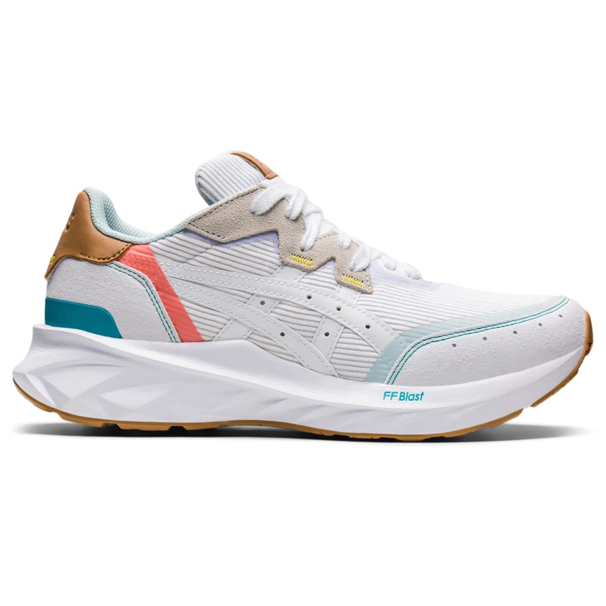 ASICS Women's Tarther Blast Sneakers, White/White, 7 Medium US