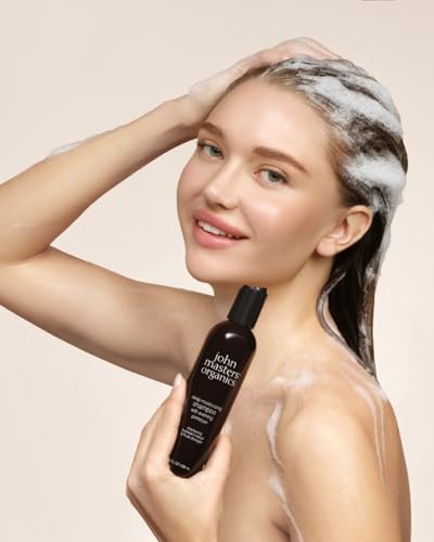 John Masters Organics - Shampoo for Dry Hair with Evening Primrose Good for Thinning, & Color Treated Hair - Moisturizer Infused with Essential Oils, Proteins, & Amino Acids - Sulfate Free - 8 fl oz (Pack of 1)