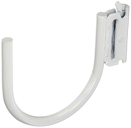 Buyers Products 01120 E-Track 4.25 Inch Curved J-Hook, White (1120)