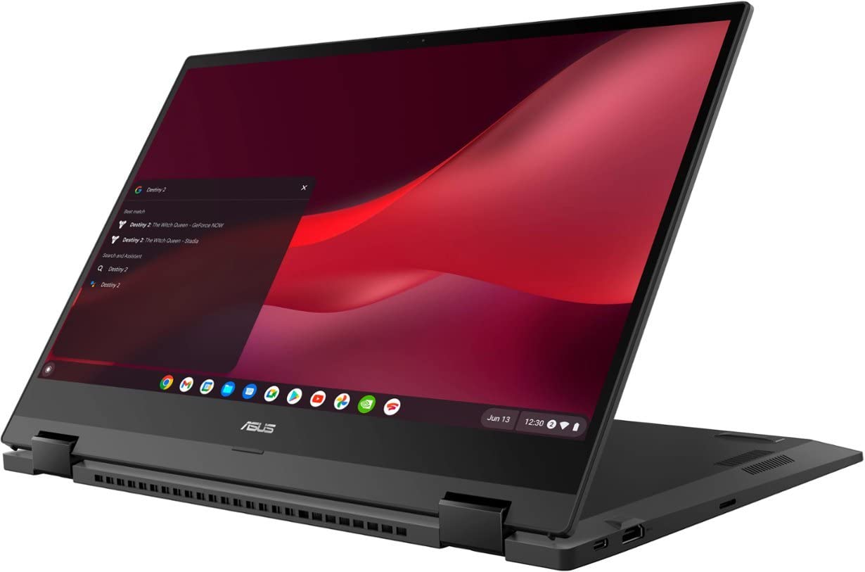 ASUS Cloud Gaming Chromebook Vibe CX55 Flip 15.6" Touchscreen 144Hz FHD 2-in-1 Laptop Computer, Intel Core i5-1135G7 (Beat i7-1065G7), 8GB LPDDR4X RAM, 2TB PCIe SSD, WiFi 6, Chrome OS