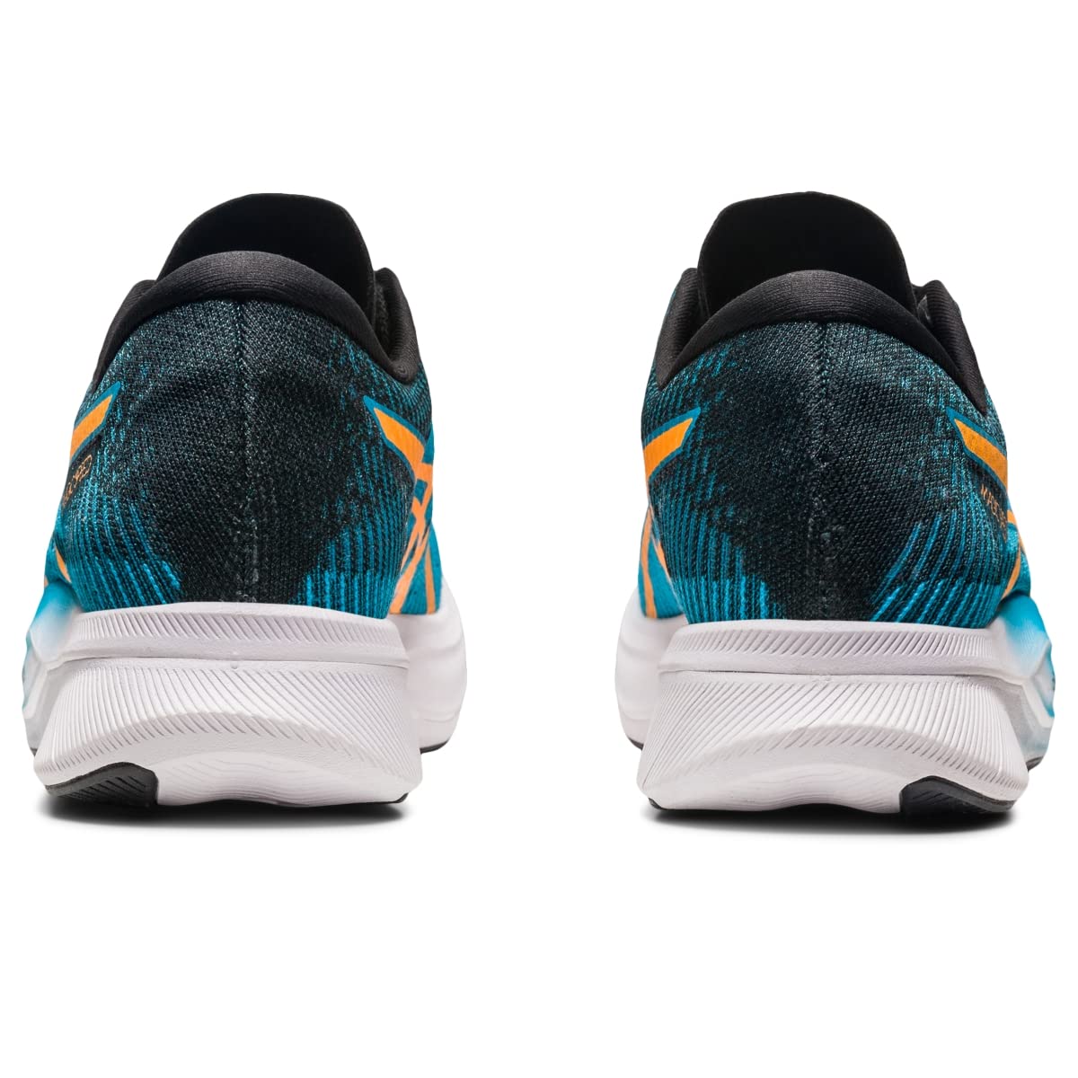 ASICS Men's MAGIC SPEED 2 Running Shoes, 8, ISLAND BLUE/ORANGE POP