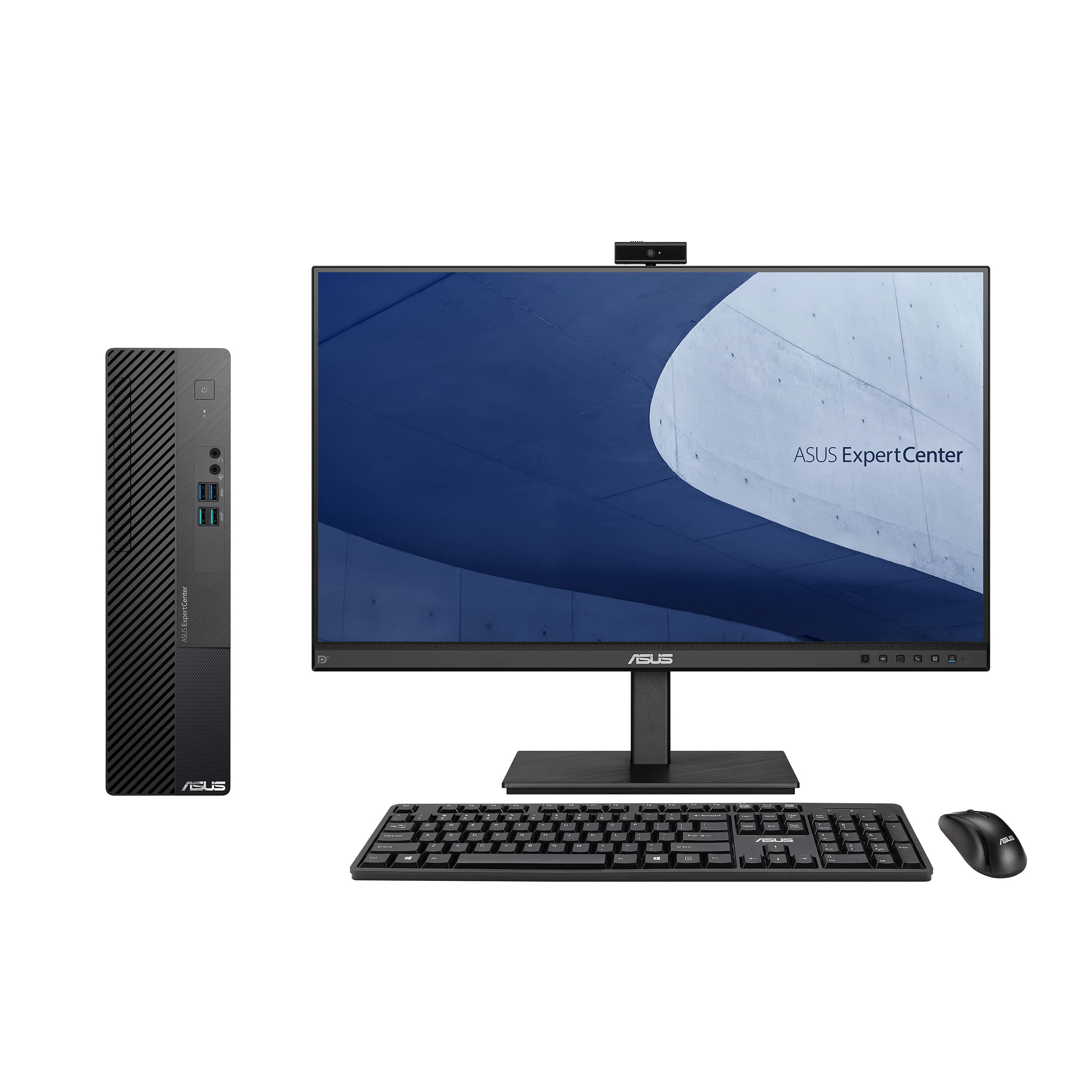 ASUS ExpertCenter D500SD Small Form Factor Desktop PC, Intel Core i5-12400, 8GB DDR4 RAM, 512GB PCIe SSD, TPM, Windows 11 Pro, Black, D500SD-XH503