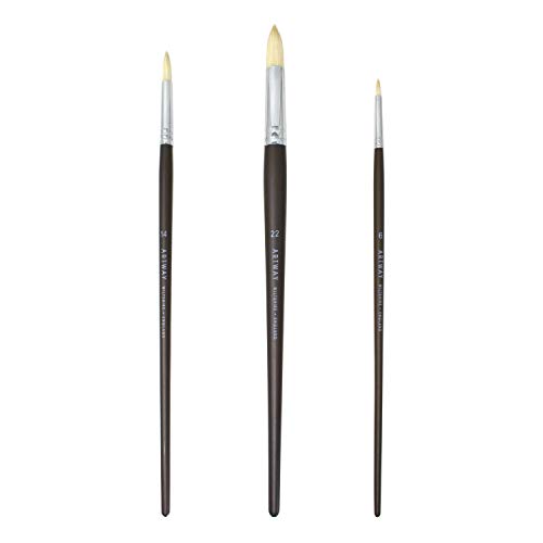 Artway Paintbrush, 3-Piece, Brown